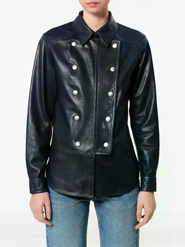 Isabel Marant Étoile Valdy Leather Shirt