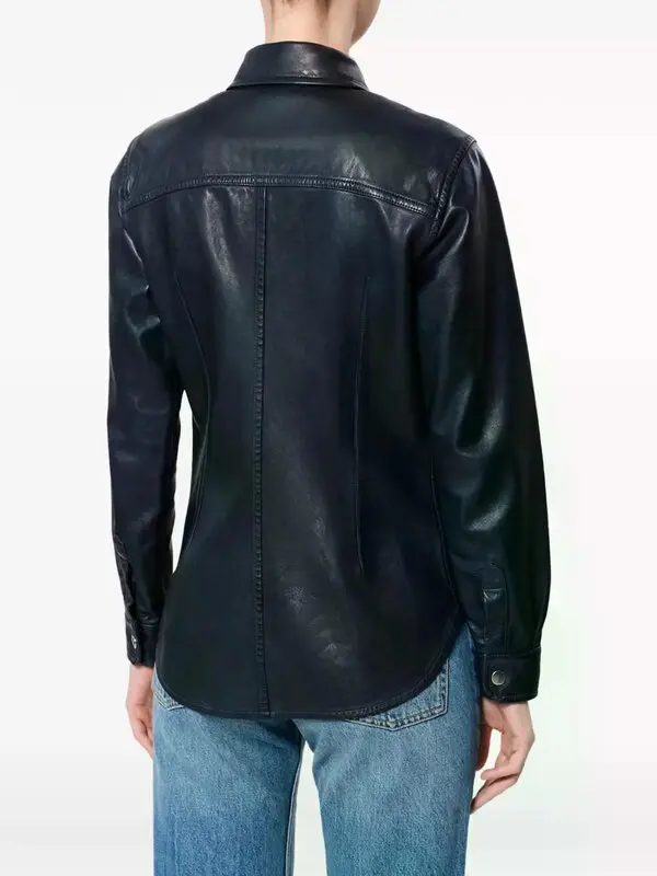 Isabel Marant Étoile Valdy Leather Shirt