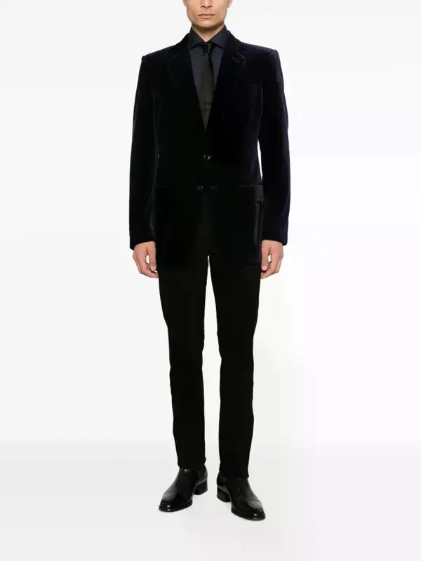 TOM FORD Velvet Single-breasted Blazer
