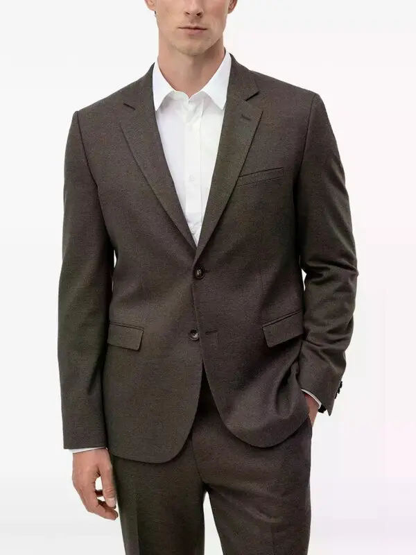 Hugo Notched-lapels Single-breasted Blazer