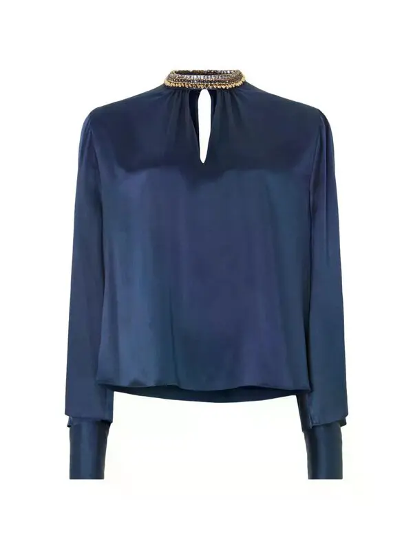TEMPERLEY LONDON Beatrice Blouse - Blue