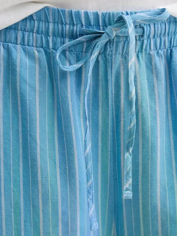 Marc O'polo Vertical-stripe Drawstring Trousers