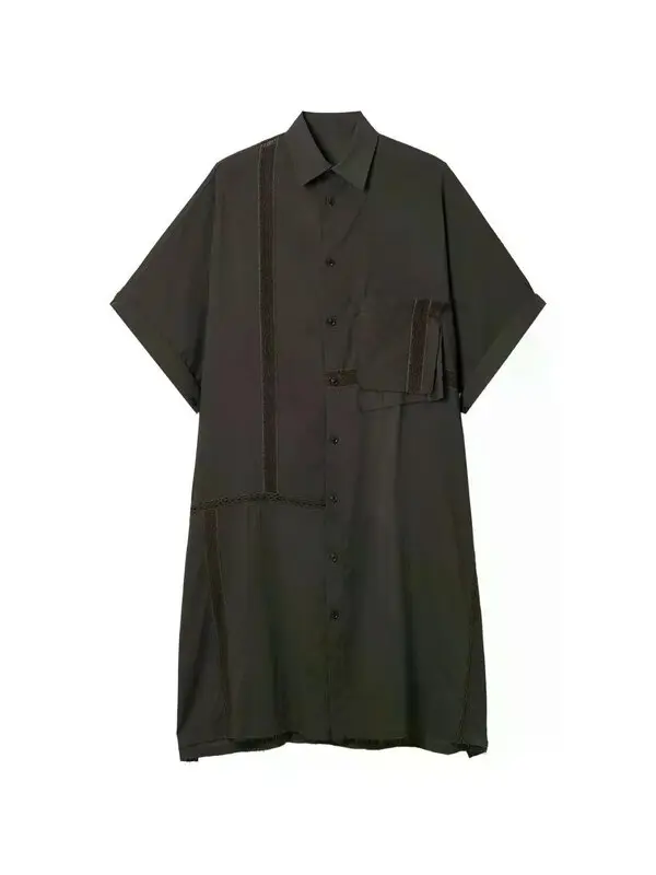 Y’s Patch-pocket Midi Shirt Dress