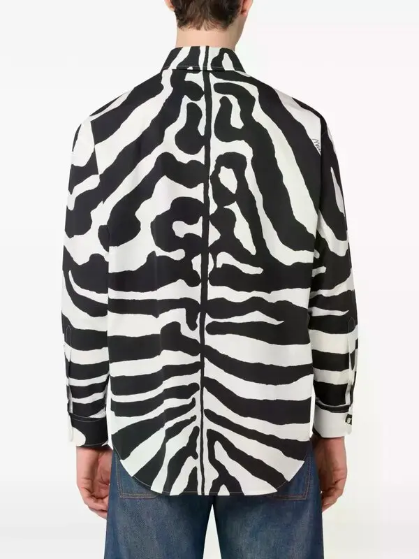 Moschino Printed Cotton-poplin Shirt