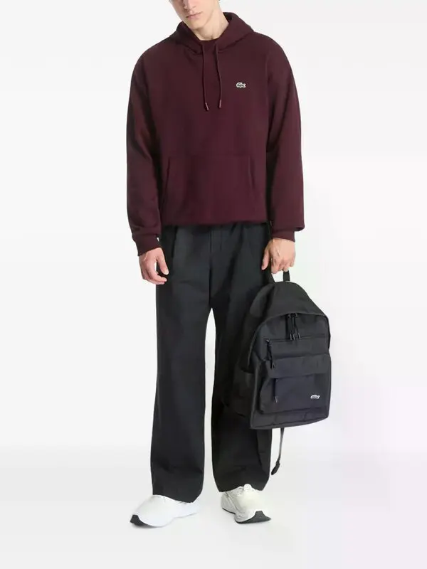 Lacoste Logo-patch Drawstring Hoodie