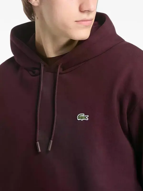 Lacoste Logo-patch Drawstring Hoodie