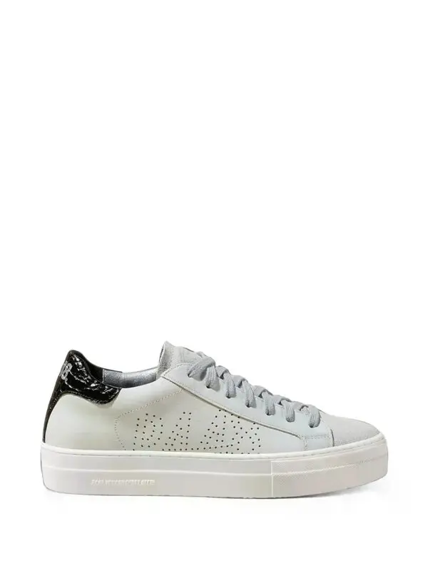 P448 Thea Perforated Leather Sneakers