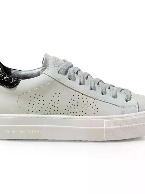 P448 Thea Perforated Leather Sneakers