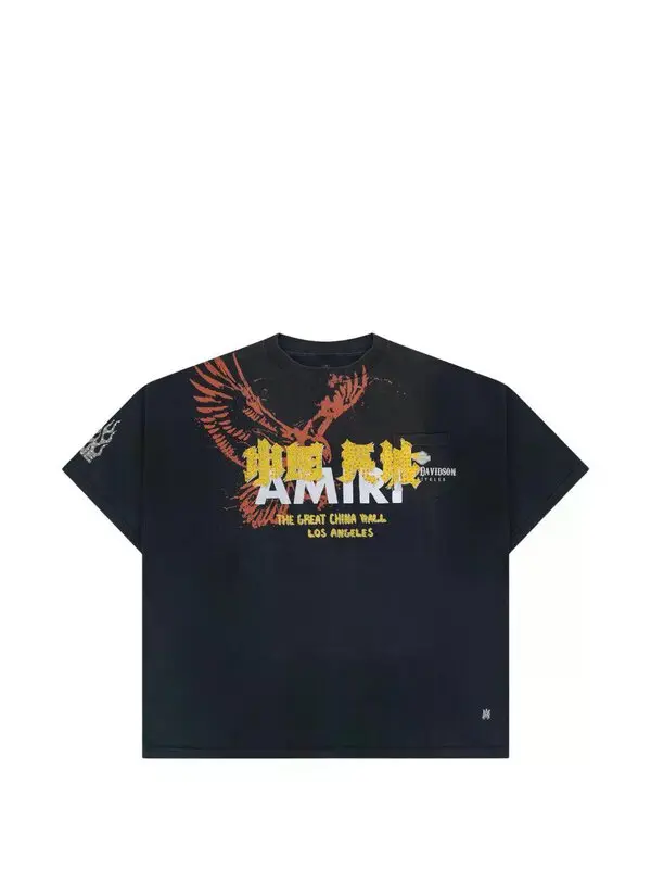 Amiri Crystal-embellished Graphic-print T-shirt