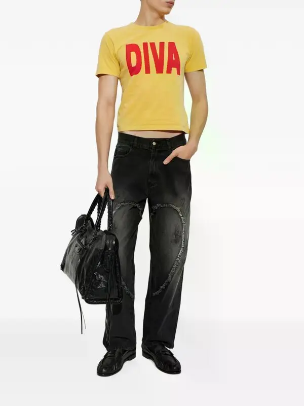 CARNE BOLLENTE Slogan-print T-shirt