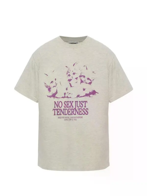 CARNE BOLLENTE Graphic-print T-shirt - Grey