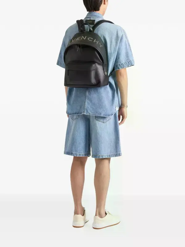 Givenchy Cargo Backpack In Leather With Studs - Black