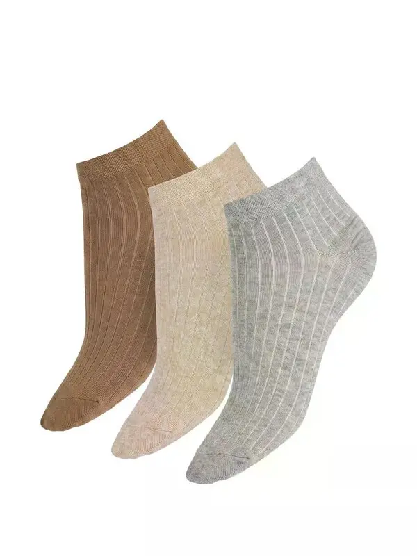 Wolford Rib-knit Sneakers Socks Set - Neutrals