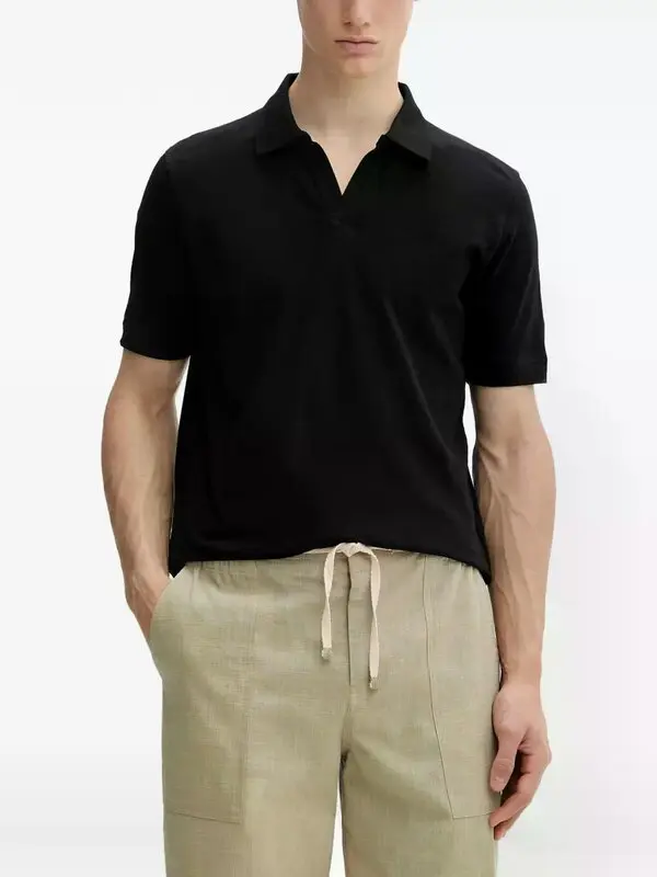 Marc O'polo Short-sleeve Polo Shirt - Black