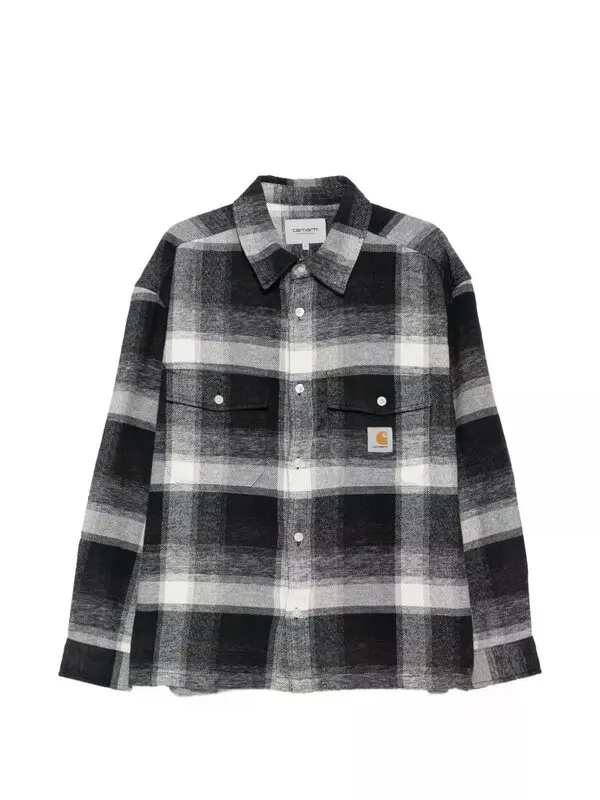 Carhartt Work In Progress Esterson Logo-patch Shirt - Blue