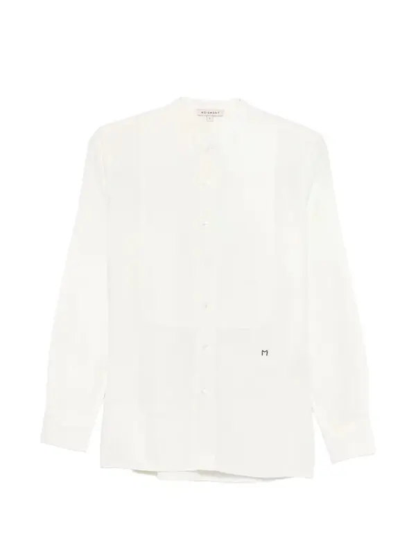 MOISMONT Embroidered Bib-front Shirt