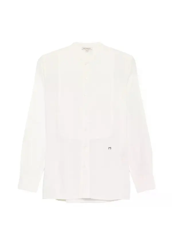 MOISMONT Embroidered Bib-front Shirt