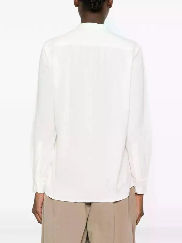 MOISMONT Embroidered Bib-front Shirt