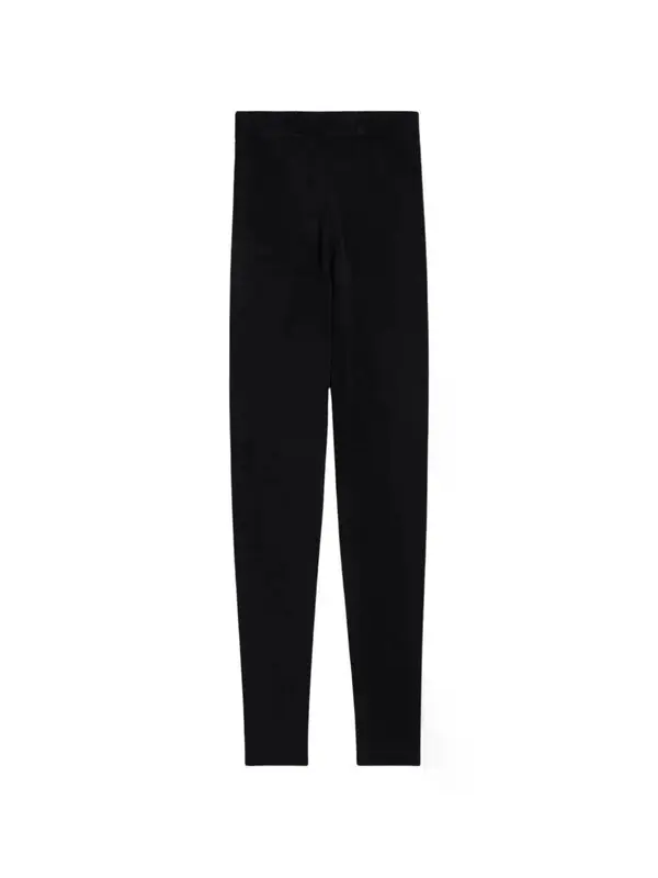 Balenciaga Techwear Logo-embroidered Knitted Leggings