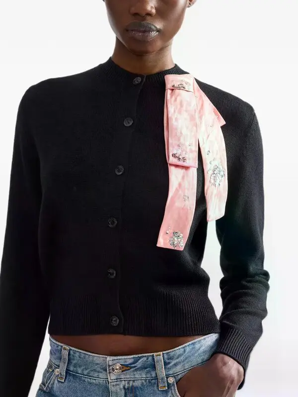 Erdem Bow-embellishment Cardigan