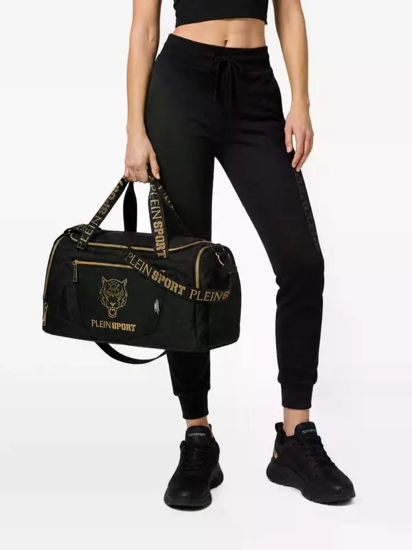 PLEIN SPORT Tiger-motif Duffle Bag