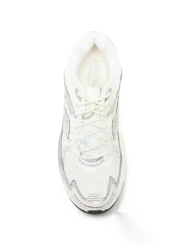 Saucony Mesh-panelled Metallic Sneakers