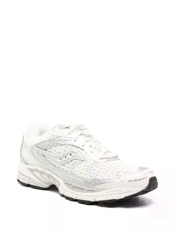 Saucony Mesh-panelled Metallic Sneakers