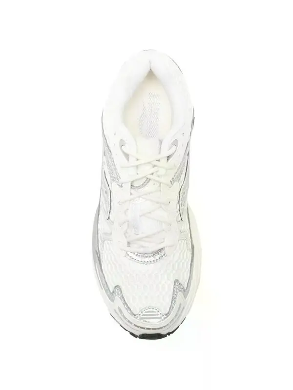 Saucony Mesh-panelled Metallic Sneakers