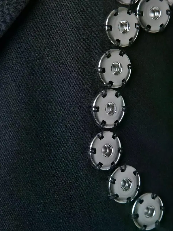 Comme Des Garçons Graffiti' Embellished Coat