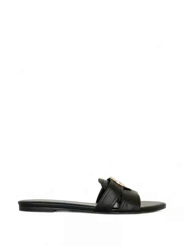 GAELLE PARIS Logo-plaque Sandals