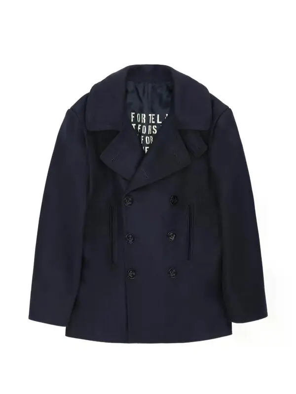 FORTELA Double-breasted Wool Coat