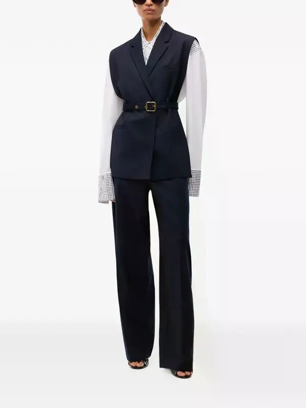 Pinko Vest With Open Sides And Belt
