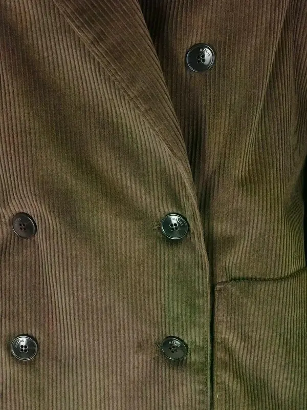 MYTHS Double-breasted Corduroy Blazer