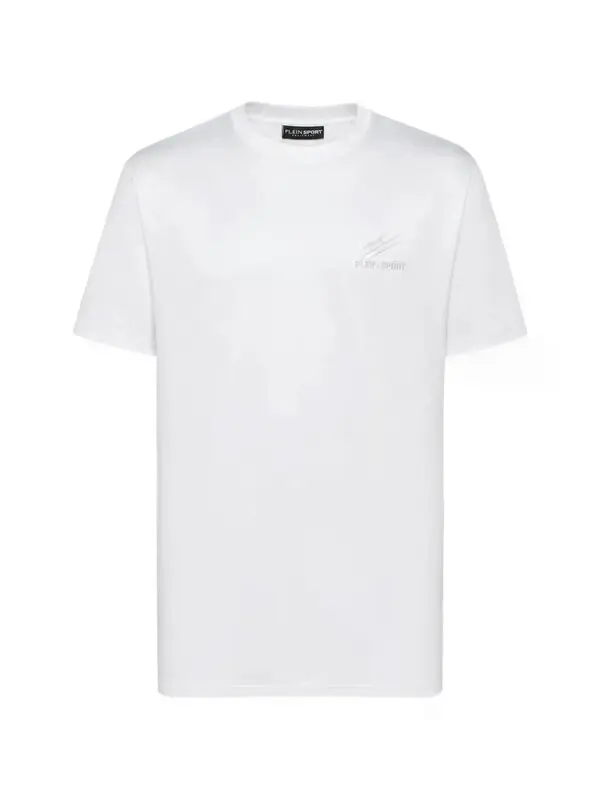 PLEIN SPORT Logo-embroidery T-shirt
