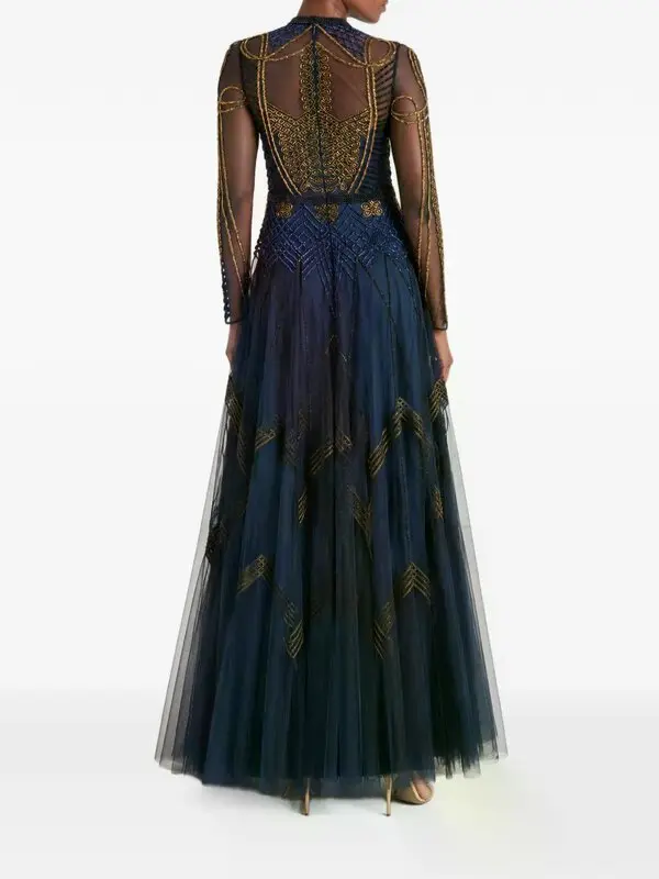 TEMPERLEY LONDON Persephone Bead-embellished Gown