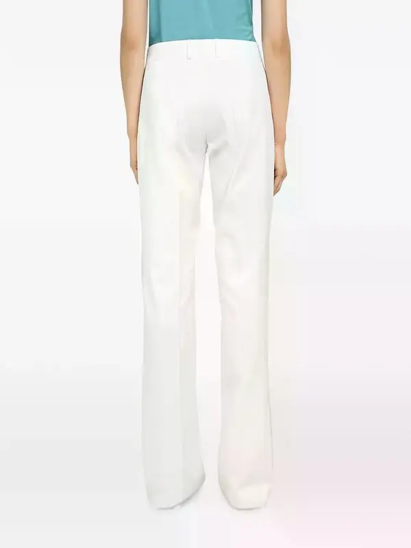 FERRAGAMO Pressed-crease Cotton Trousers