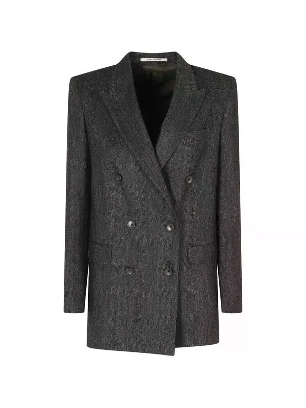 Tagliatore Herringbone Double-breasted Blazer