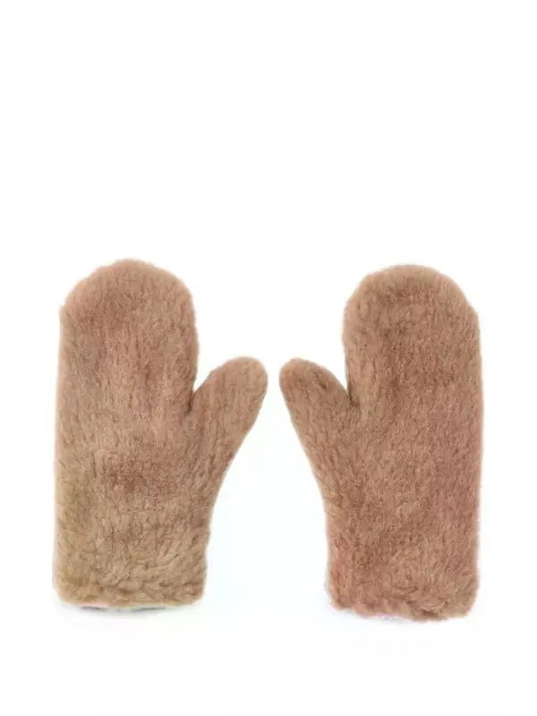 Max Mara Teddy Mittens
