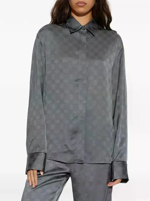 Off-White Monogram-jacquard Shirt