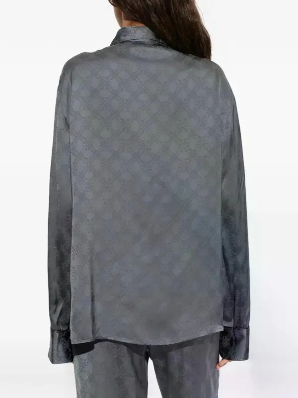 Off-White Monogram-jacquard Shirt