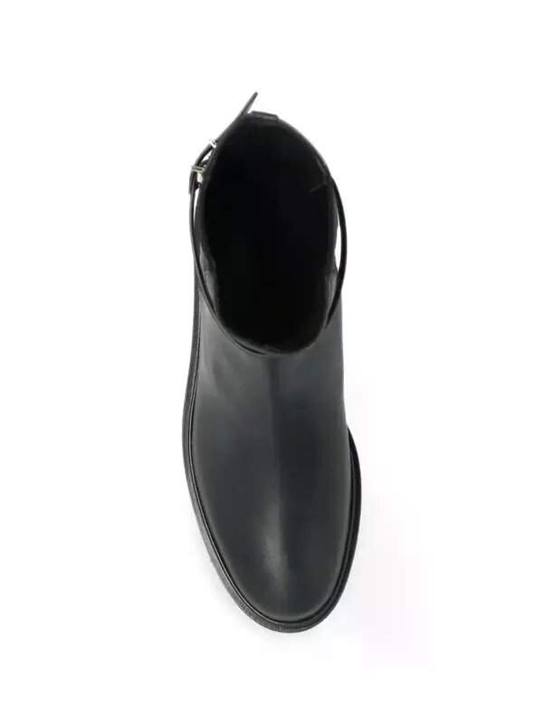 Max Mara Apio Buckle-strap Leather Chelsea Boots