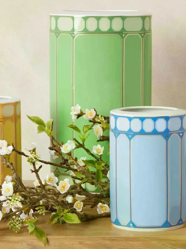 ROSENTHAL Signum Azure Graphic-print Vase