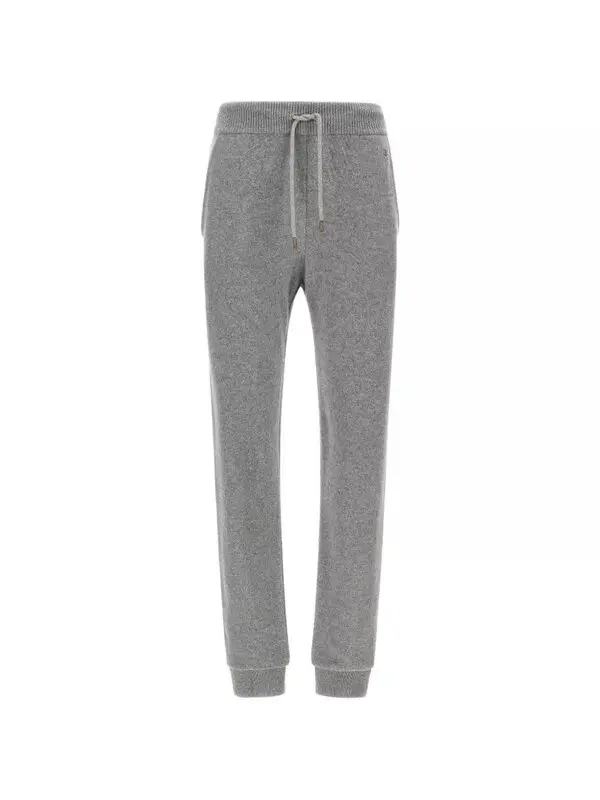 Balmain Logo-plaque Track Pants - Grey