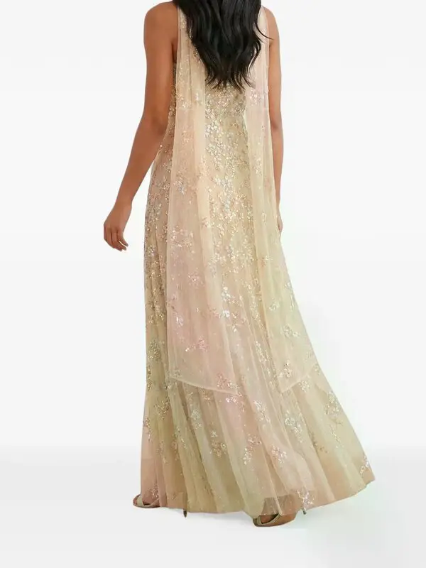 NEEDLE & THREAD Forget-me-not Strapless Gown