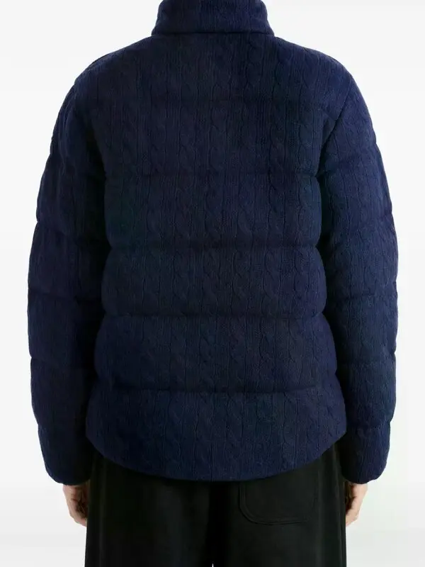 Polo Ralph Lauren Cable-knit Padded Sweater Jacket