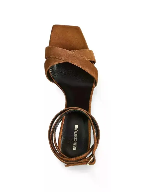 SEMICOUTURE Criss-cross Ankle-strap Sandals