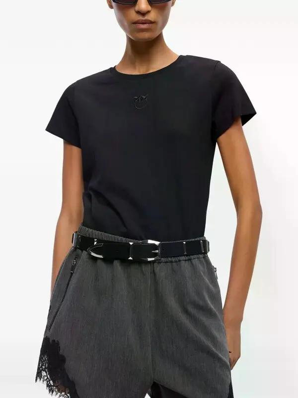 Pinko T-shirt With Love Birds Logo