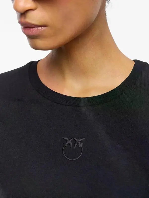 Pinko T-shirt With Love Birds Logo