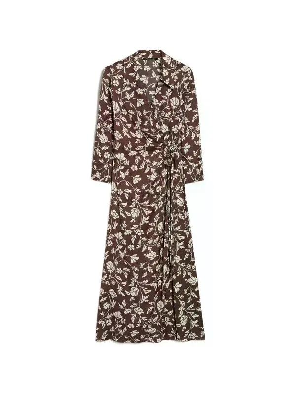 PENNYBLACK Floral-print Wrap Midi Dress