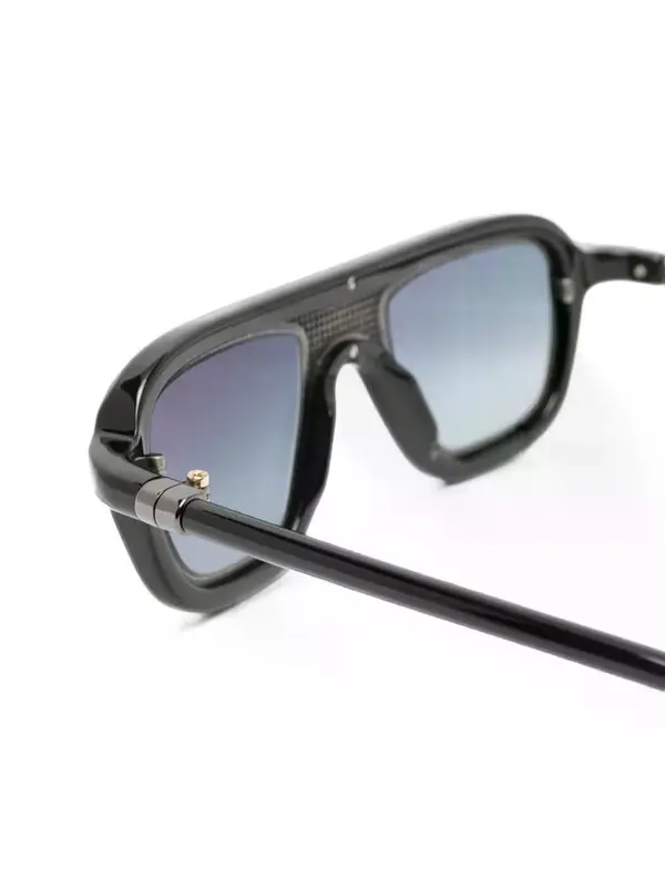 Yohji Yamamoto Perforated-bridge Sunglasses